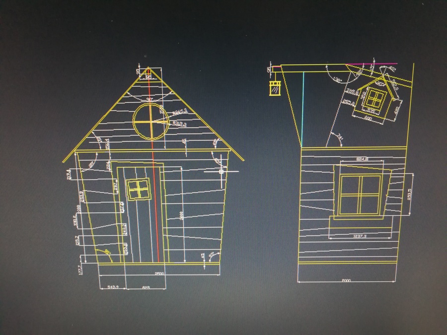 Foto: .Planos en Autocad para la Realización de Casita de Árbol de ...