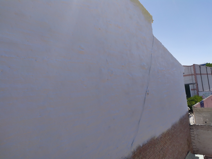 Foto: Proyeccion Nde Espumas de Poliuretano en Pared y Prtoteccion de ...