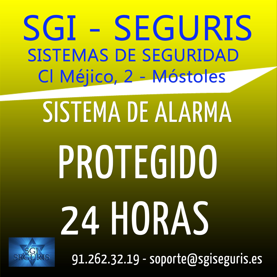 Foto: Placa Protegido con Alarma 24 Horas de Sgi-seguris #607677 ...