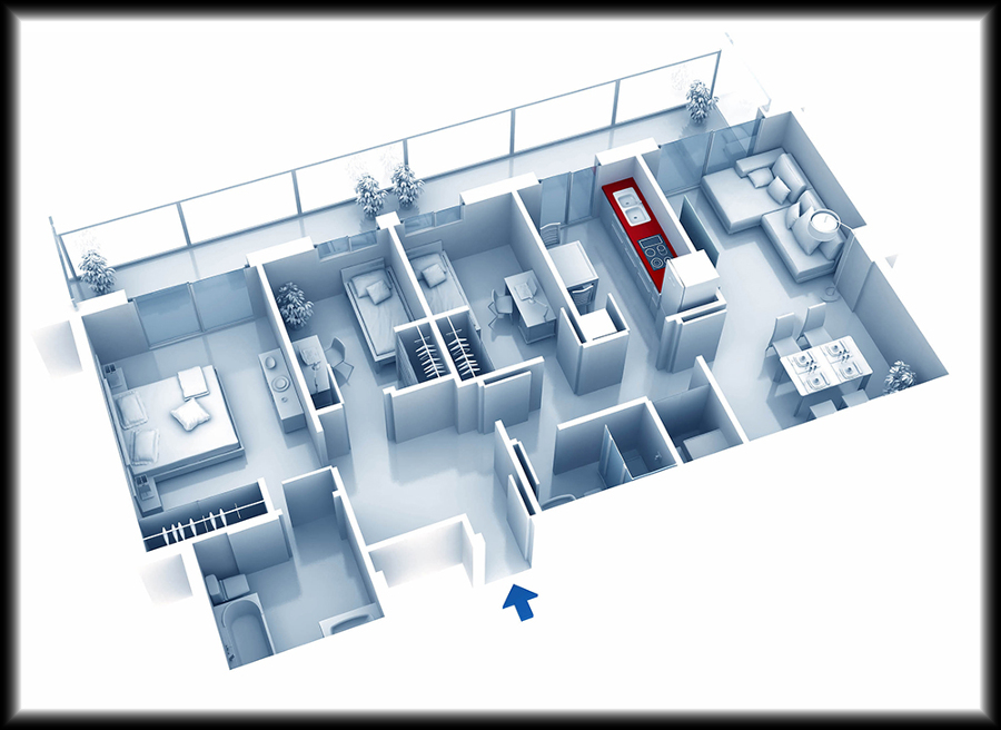 Foto: Plantas de Distribucion de Arteinfografia 3d En La Arquitectura ...