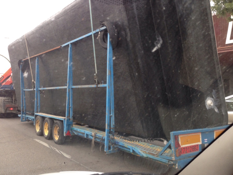 Foto: Transporte de Piscina de Fibra de Reformas Abel Group #686048 ...