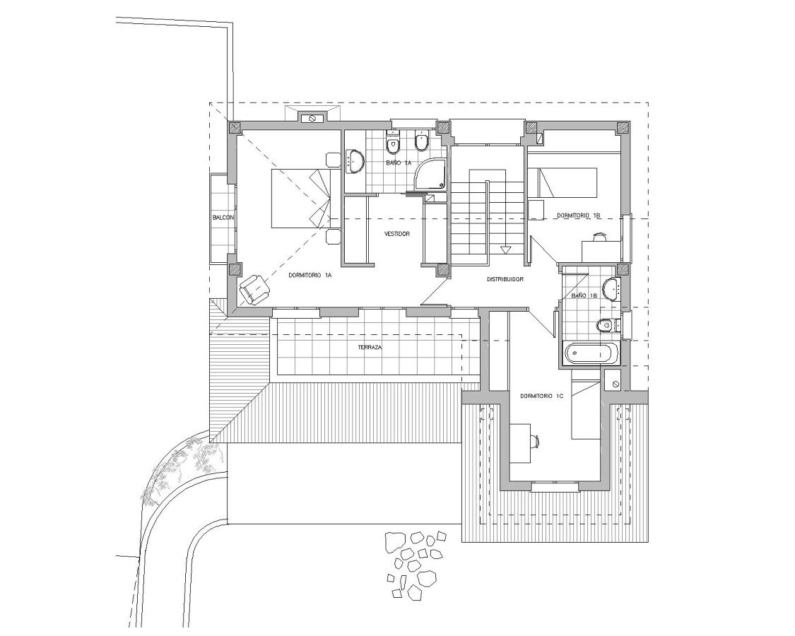 Foto: Vivienda Unifamiliar 3 (planta Primera) de Drl+ayanz Arquitectos ...