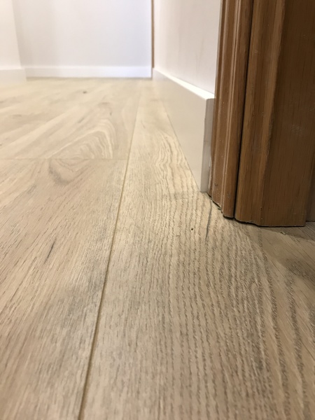 Foto: Colocación de Tarima con Micro Bisel de Carpintería Ángel ...