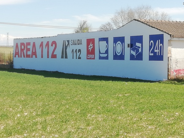 Foto: Señalizacion en la A2 Área 112 de Paintstyle #3308648 - Habitissimo