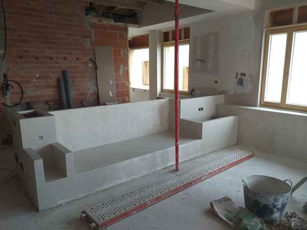 Foto: Sofa de Obra Al Detalle con Baul,macetero y Porta Revistas de ...