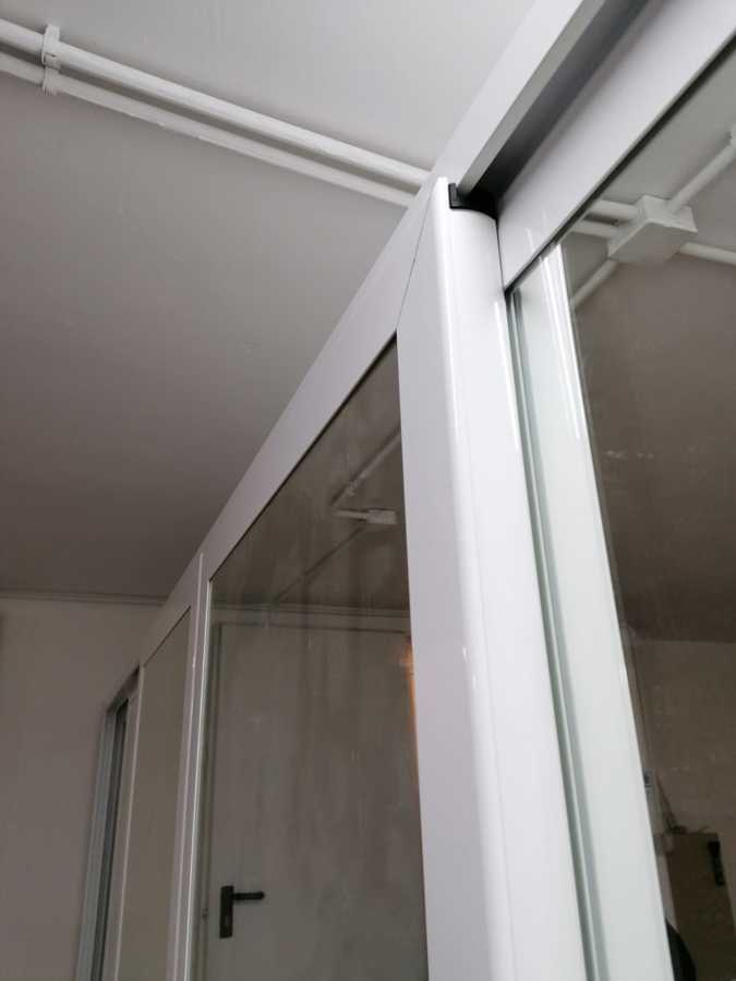 Armario de Aluminio Color Blanco con Cristales Espejo | Ideas ...