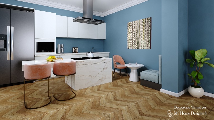 Foto: Cocina Mid Century de My Home Designers #2454467 - Habitissimo