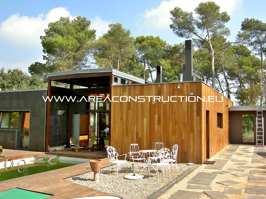 Foto: Construcción de Casa Moderna, Barcelona de Area Construction ...