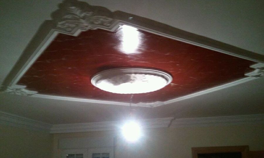 Foto: Efecto Marmol con Marco de Escayola en Techo de Pinturas El ...
