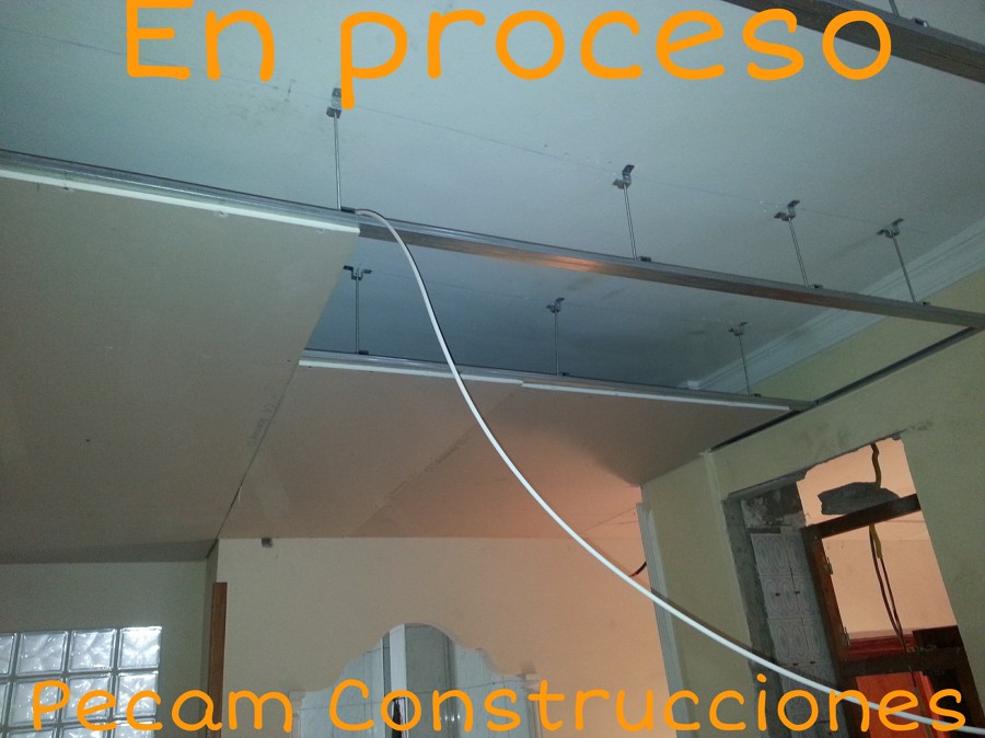 Foto: Falso Techo de Pladur. de Pecam Construcciones #849089 - Habitissimo