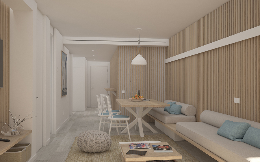 Foto: Infografia del Proyecto del Estar Comedor de Sginteriorisme ...