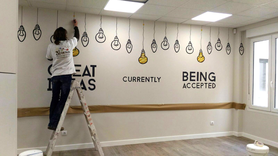 Foto: Mural Decorativo para Oficina de Artemural #1387634 - Habitissimo