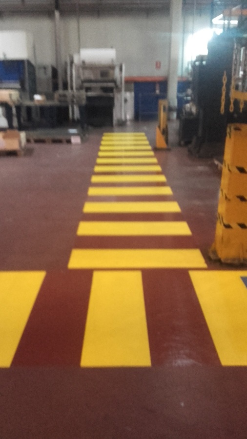 Pasillos de Seguridad | Ideas Pavimentos Continuos