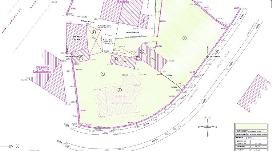 Foto: Plano Parcelario. de Lur Arlo Neurketak #1014290 - Habitissimo