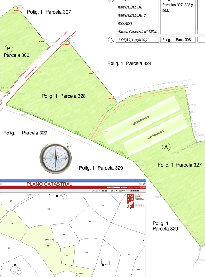 Foto: Plano Parcelario. de Lur Arlo Neurketak #1014289 - Habitissimo
