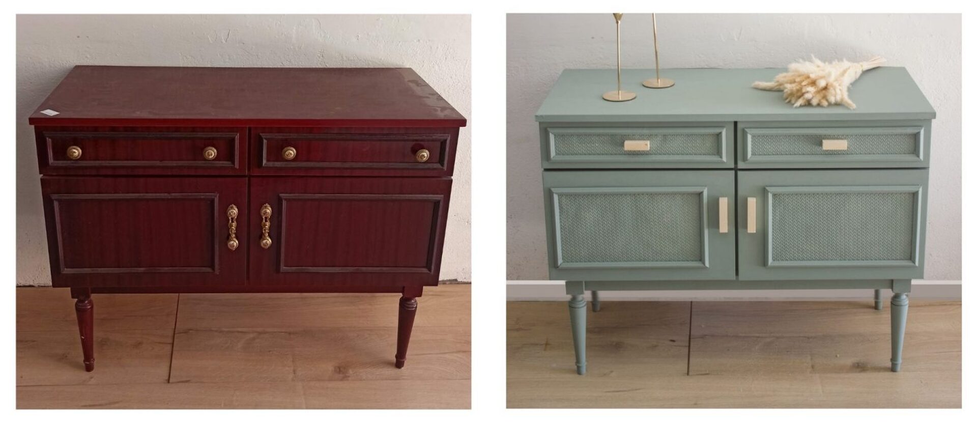 Gabinetes Restaurados Antes Muebles Restaurados Con Maderas Lavadas: