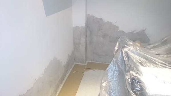 Foto: Aplicacion de Mortero Base Corcho Transpirable de Decoproyec ...