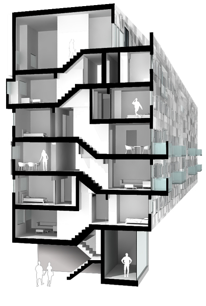 Foto: Esquema en Sección del Edificio de Lugar Arquitectura #1039676 - Habitissimo