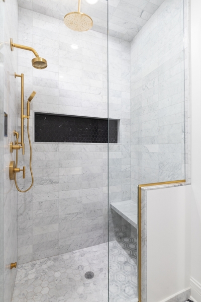 Ducha De Media Pared Con Azulejos Duchas Sin Mamparas: 25 Ideas