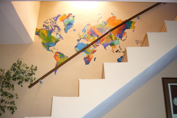 Foto: Mapa Mundi Pared de Artemural #1002198 - Habitissimo