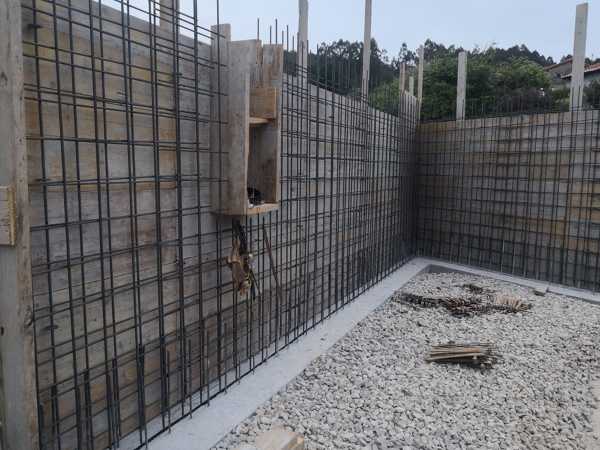 Construcción De Muro De Hormigón Armado 15 Elementos Que Componen