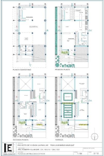 Foto: Plano de Cotas y Medidas de Idea Espacio #2195776 - Habitissimo