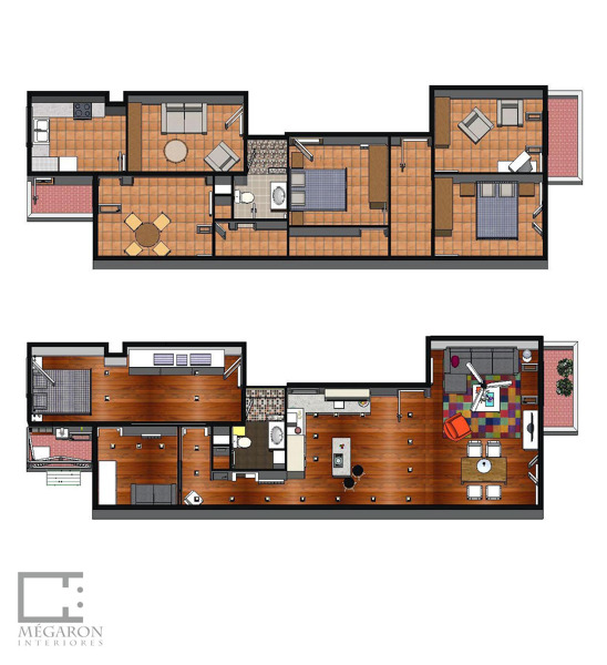 Foto: Plano Planta de Mégaron Interiores #134464 - Habitissimo
