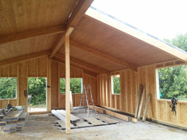 Foto: Prefabricación con Entramado Ligero de Madera de Arquitecto ...