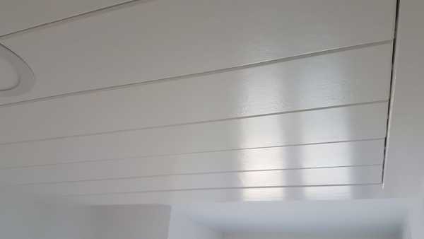 Foto: Techo de Madera Lacado Blanco de Instalaciones Mario Gutierrez ...